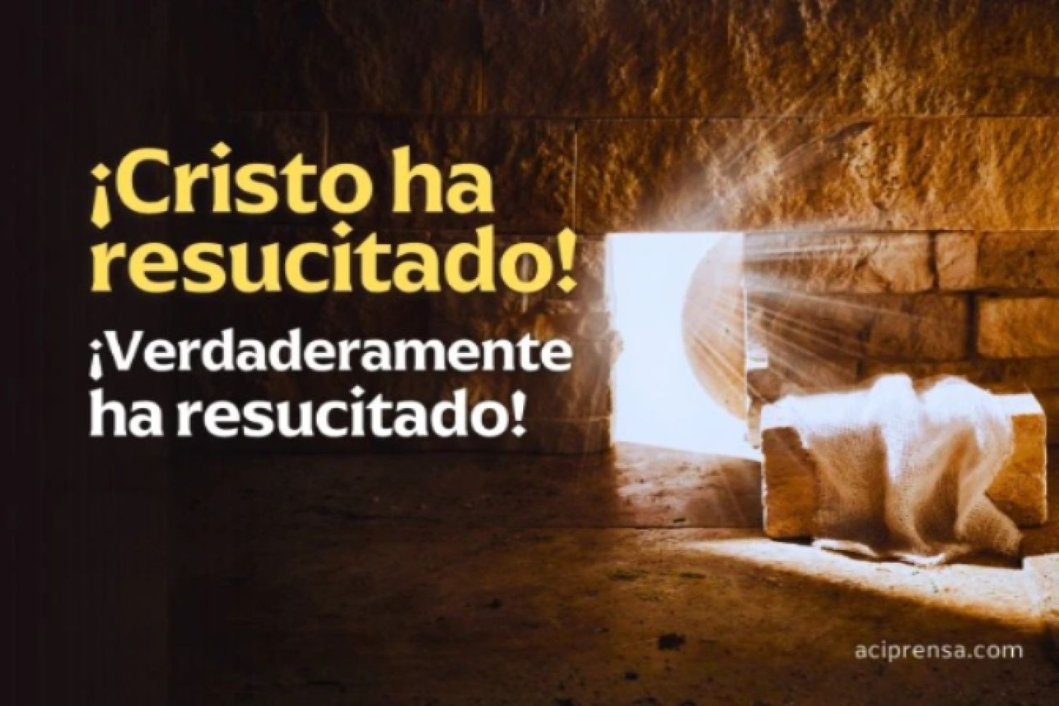 ¡Cristo ha resucitado, aleluya! ¡Feliz Pascua de Resurrección, aleluya ...